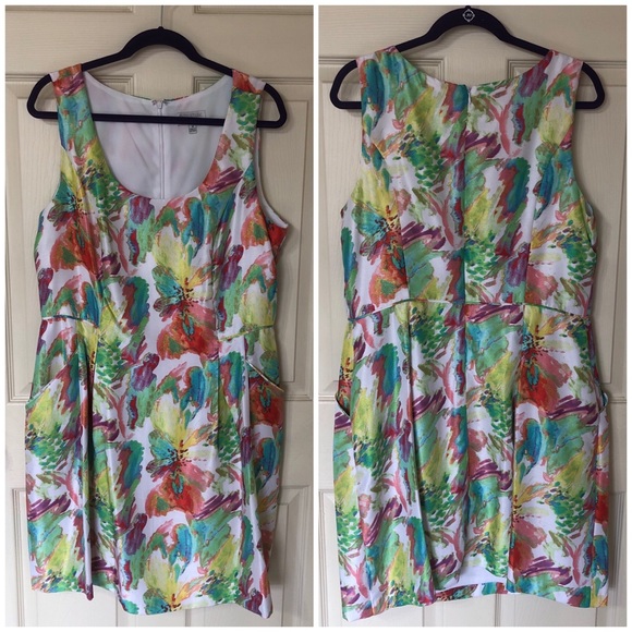 Signature by Robbie Bee | Dresses | Signature By Robbie Bee Watercolor ...